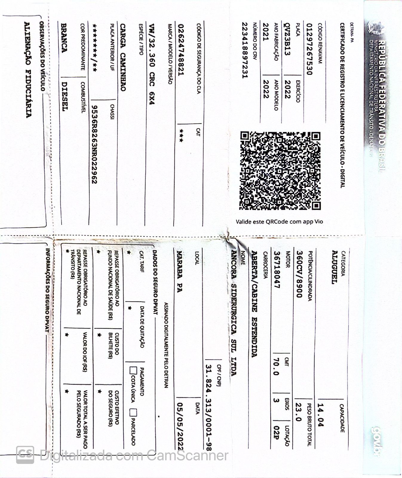 Controle de veículos